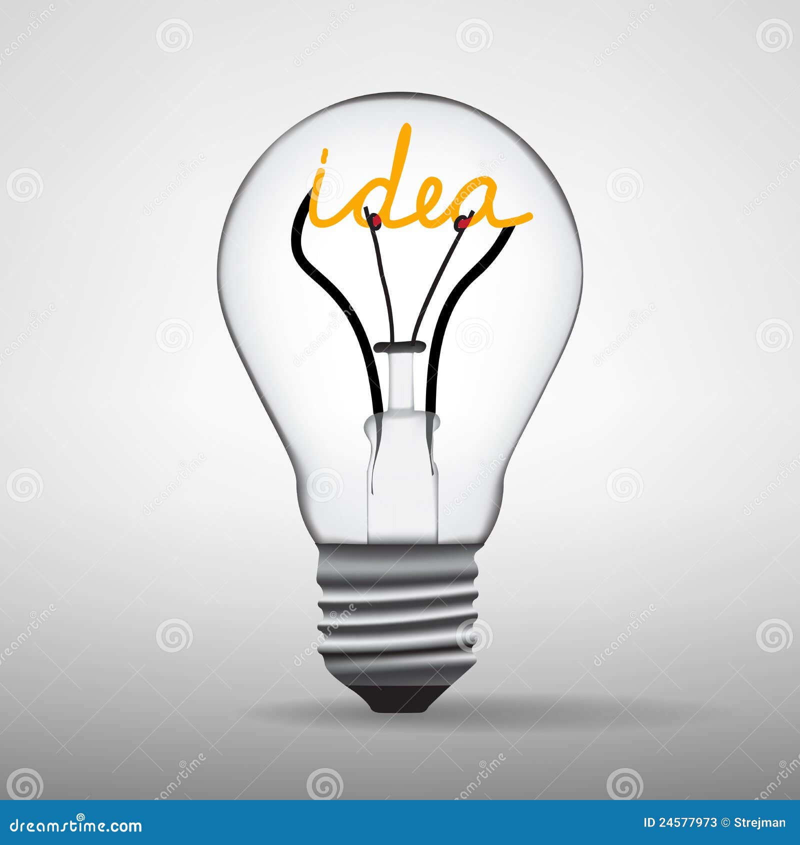 Light bulb idea vector stock vector. Illustration of bulb - 24577973