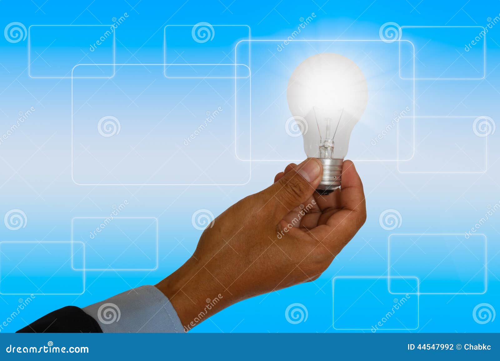 Light Bulb Ideas on Concept Solution Stock Photo - Image of frame, bulb ...