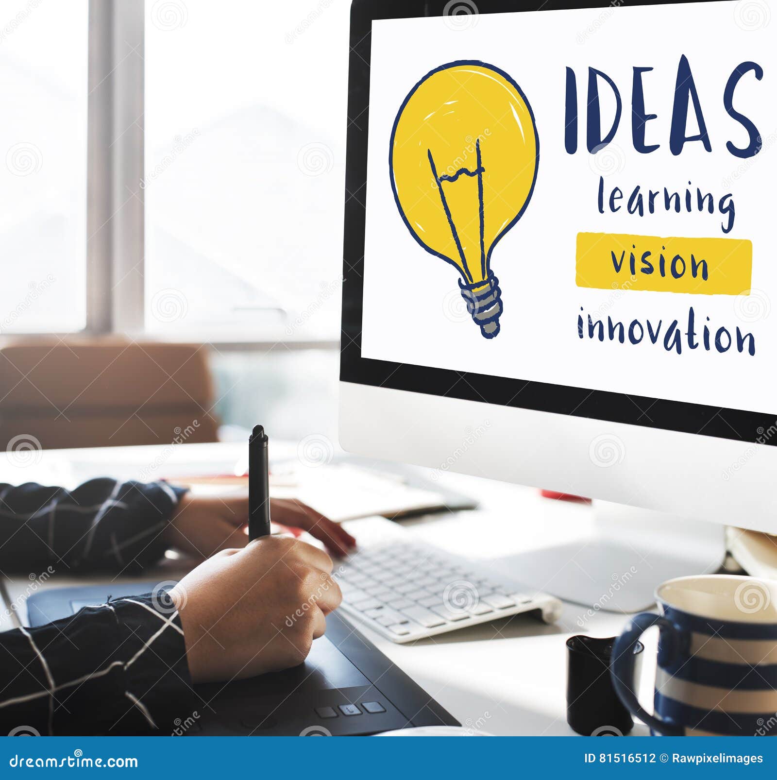 Light Bulb Ideas Creativity Innovation Invention Concept Stock Photo ...