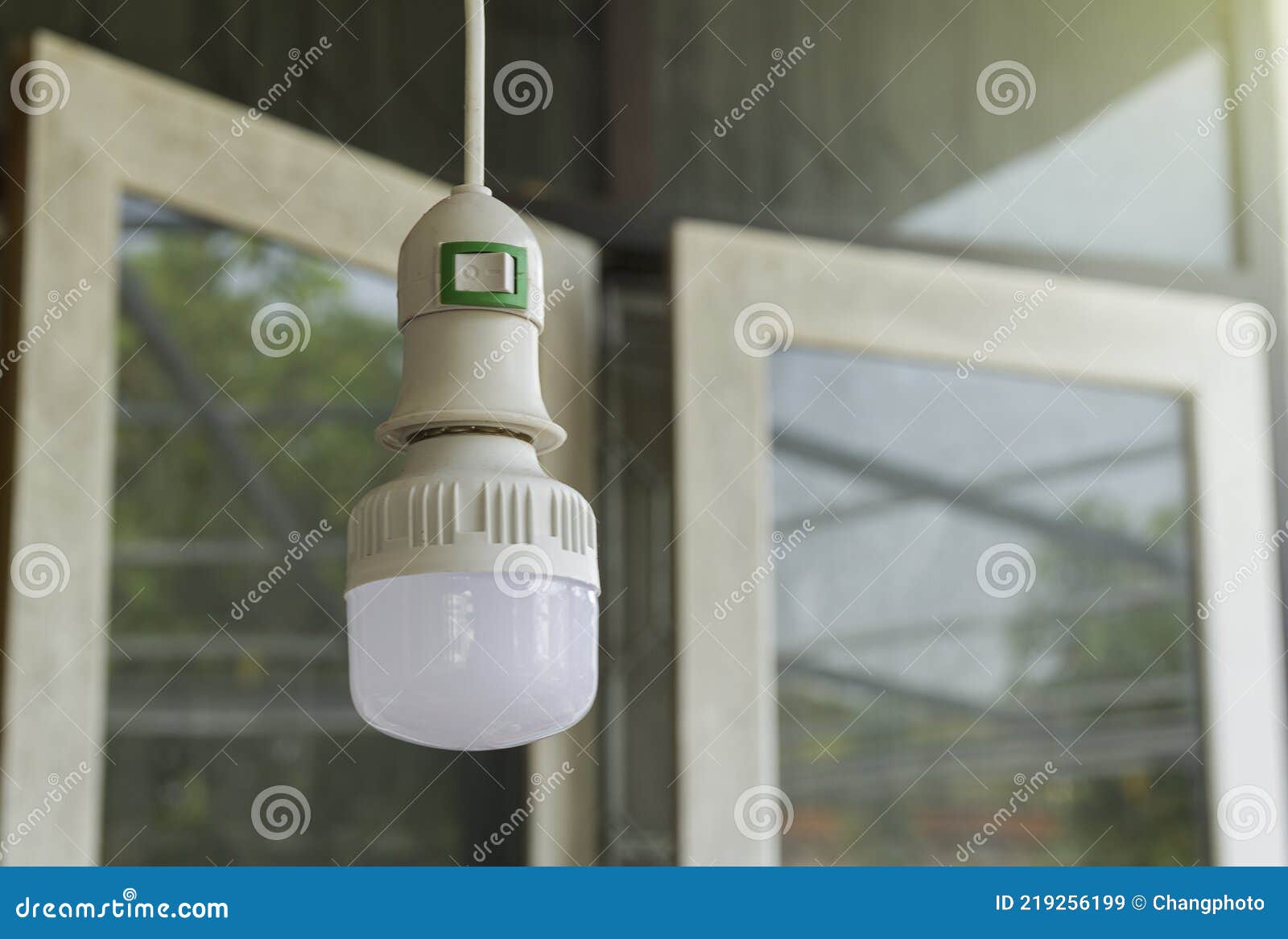 The Light Bulb for Illuminating Working Stock Image - Image of bangle ...