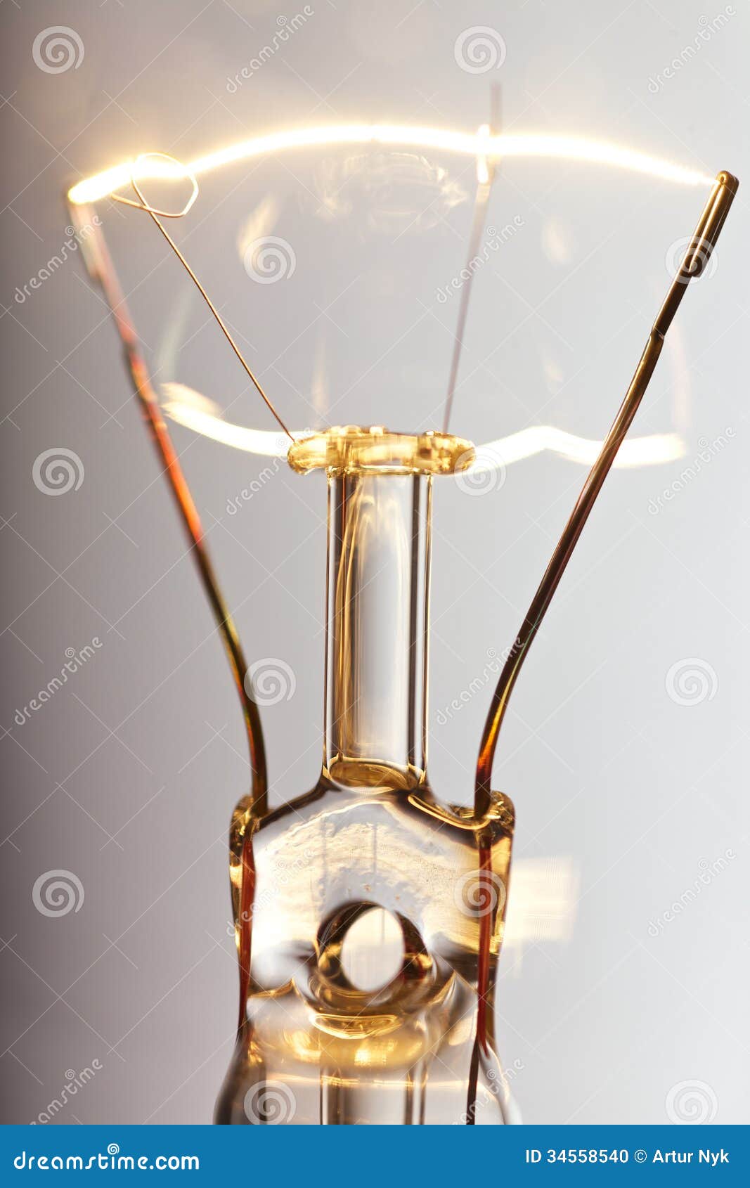 Light bulb stock photo. Image of illuminated, filament - 34558540