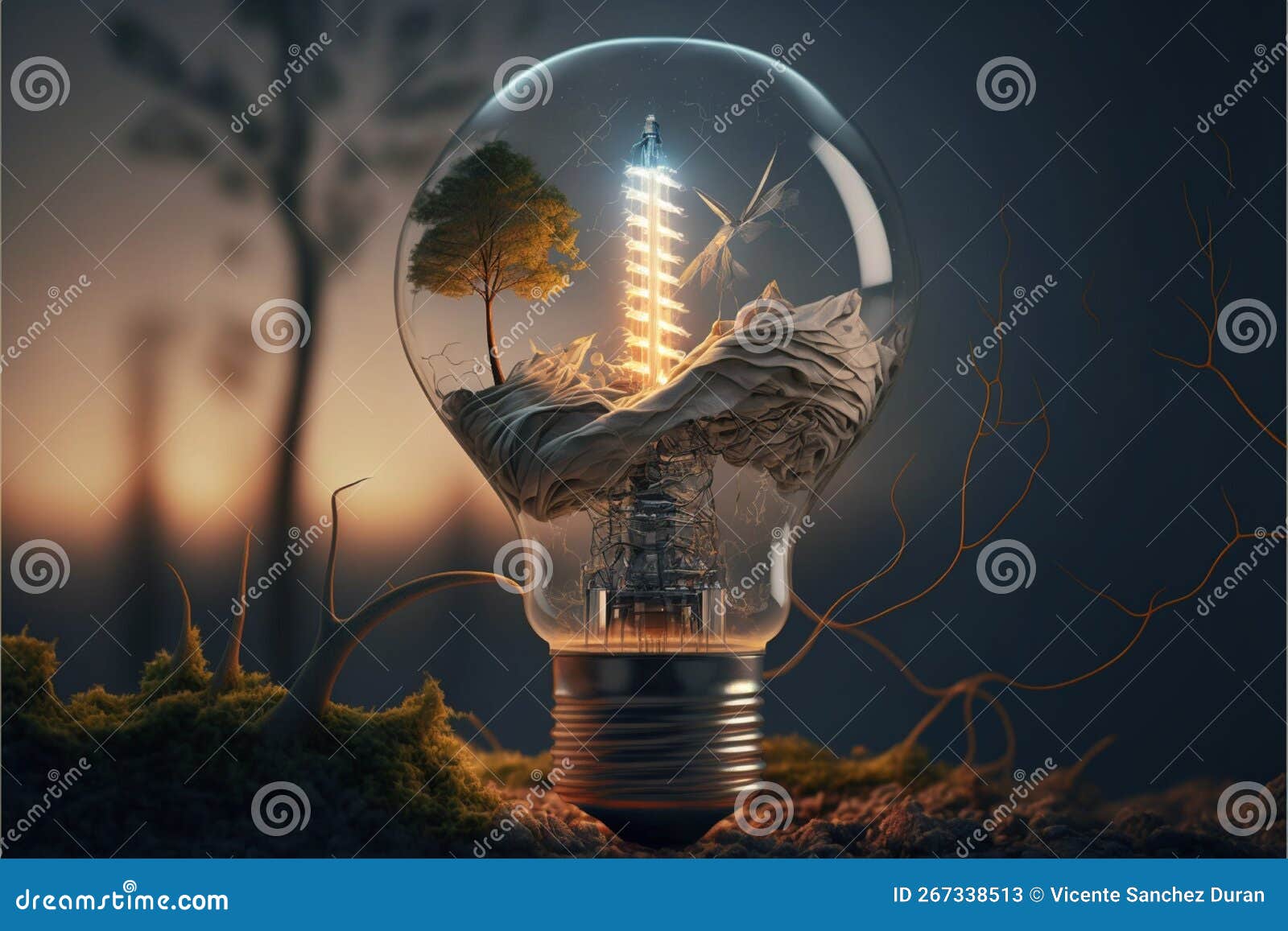 Light Bulb, Innovation, Energy, Future, GENERATIVE AI Stock ...