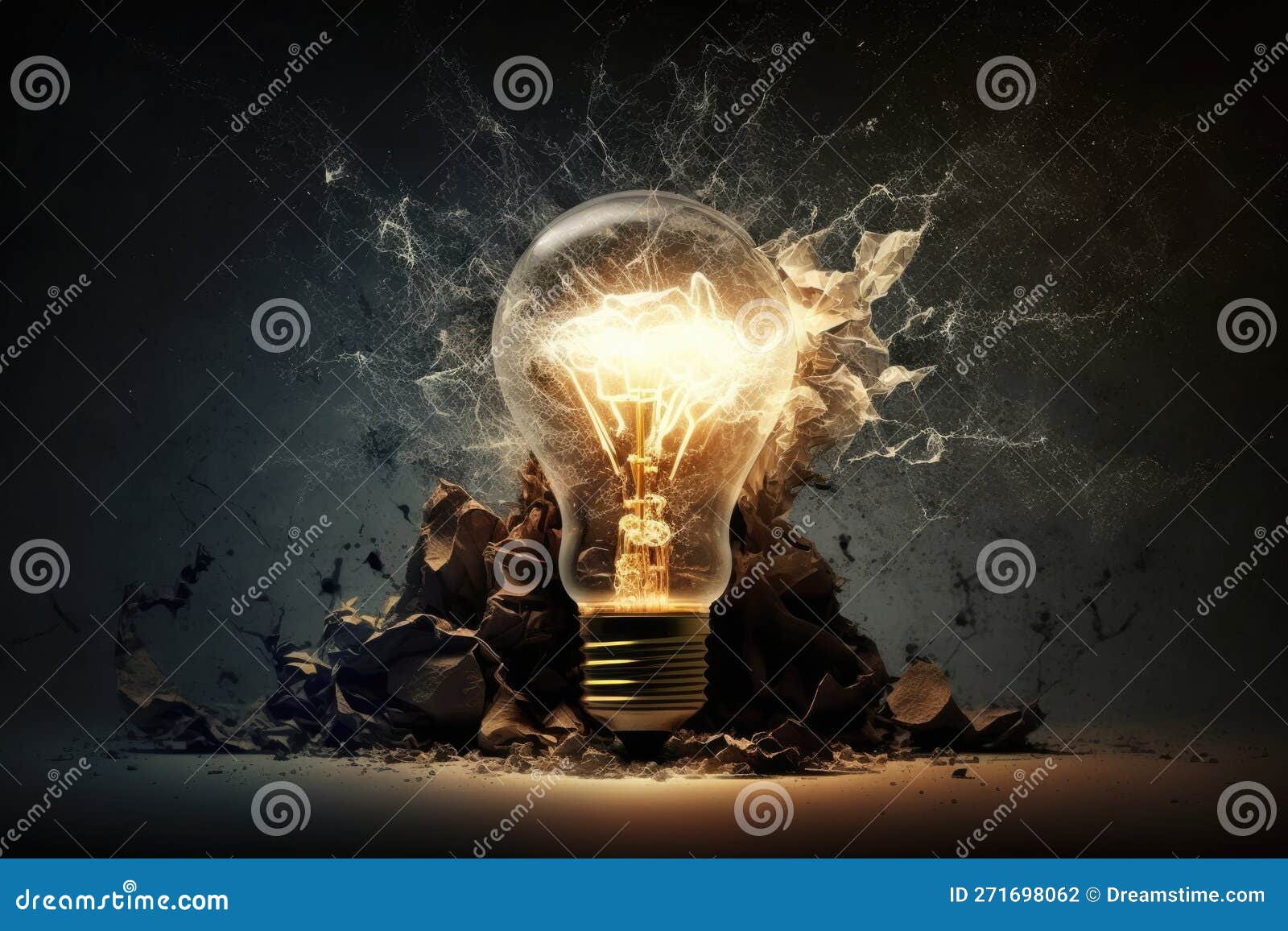 Light Bulb Innovations and Original Thought Processes Stock ...
