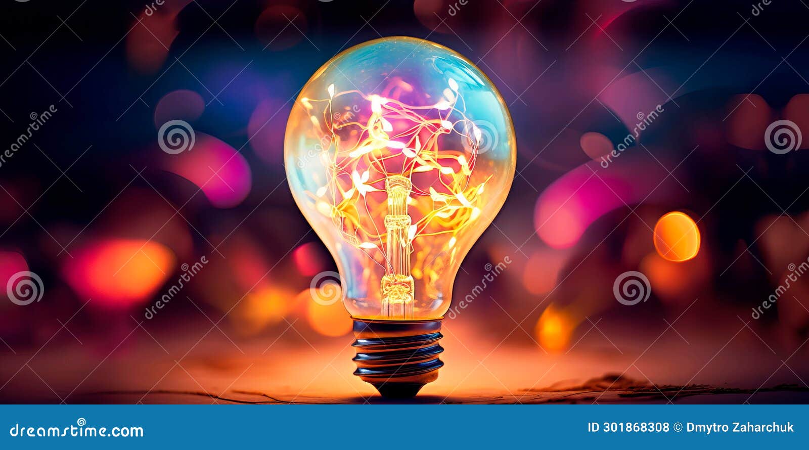 Light Bulb with Interconnected Lines, Symbolizing the Global Network of Ideas and Innovation ...