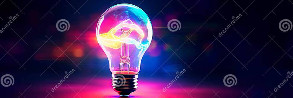 Light Bulb with Interconnected Lines, Symbolizing the Global Network of ...