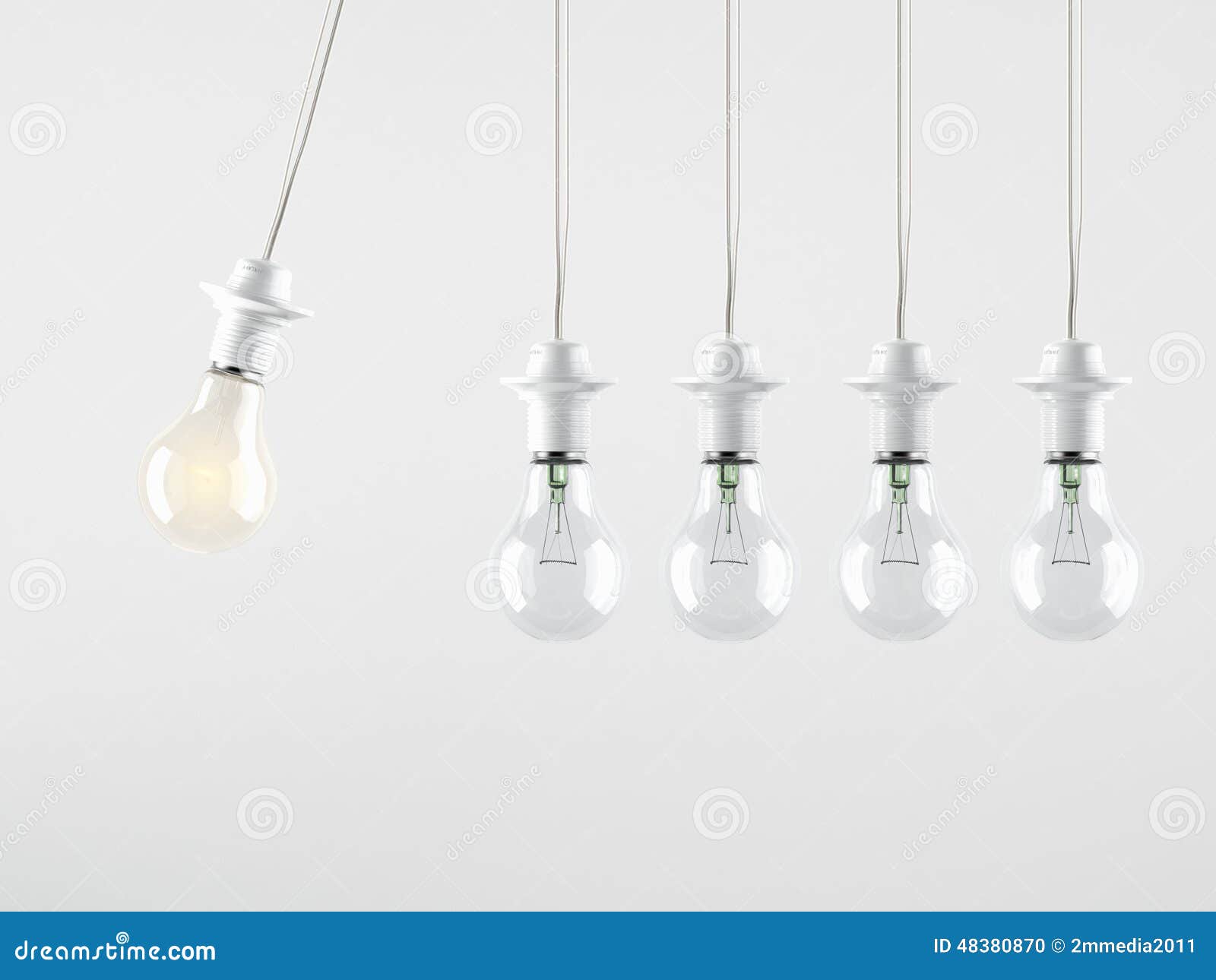 Light Bulb, Isolated, Realistic Photo Image Stock Photo - Image of ...