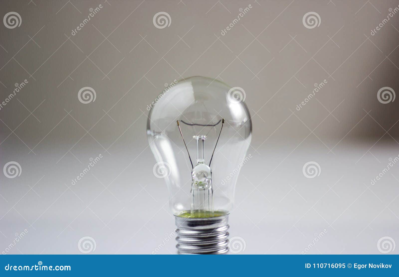 Light Bulb, Isolated, Realistic Photo Image Stock Image - Image of ...