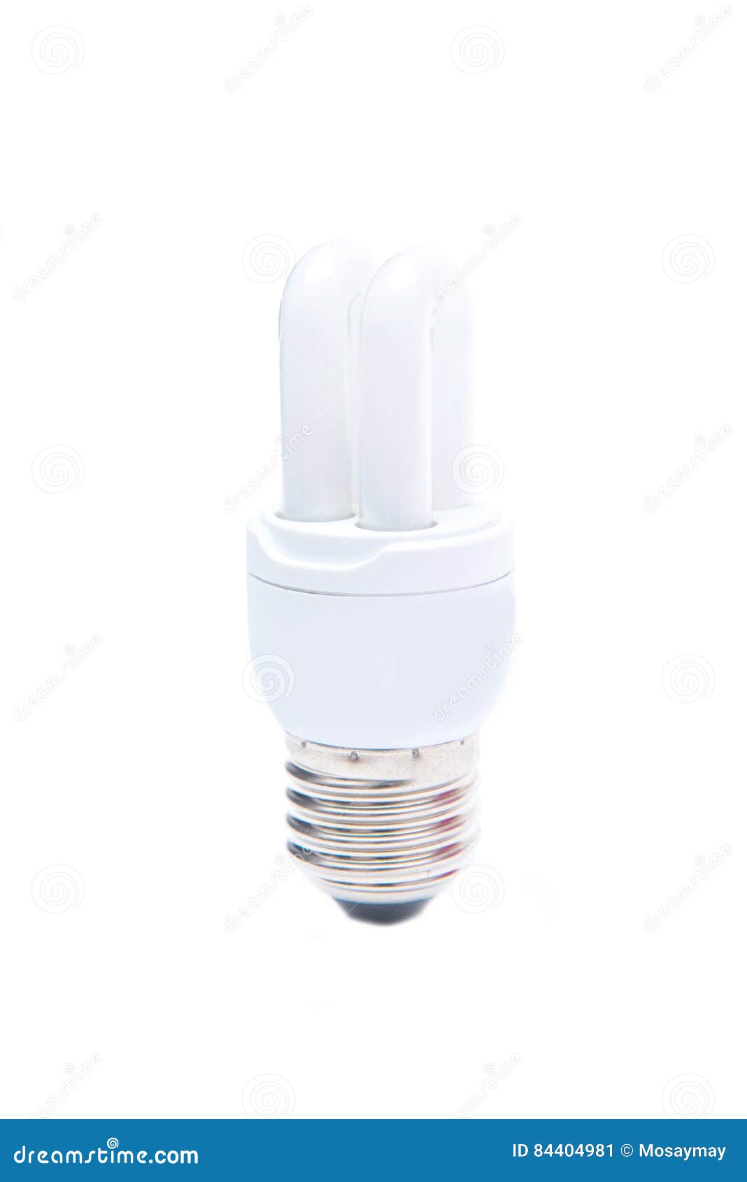 Light Bulb Isolated on White Background Stock Image - Image of ...