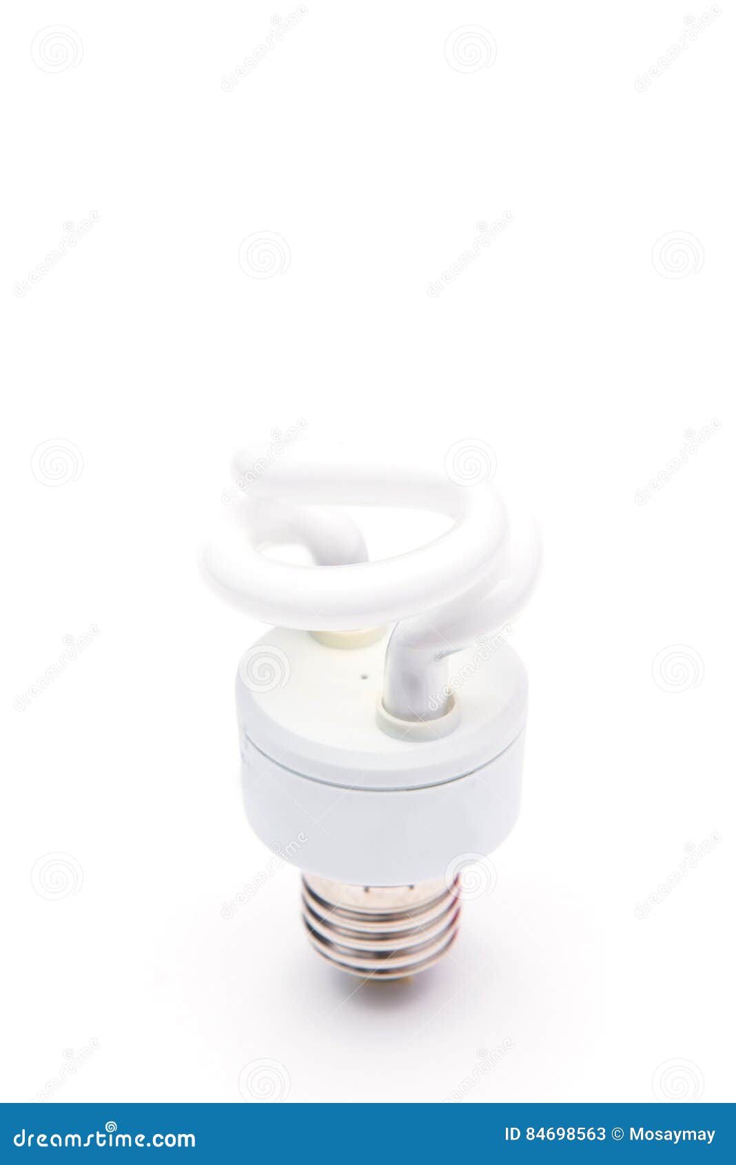 Light Bulb Isolated on White Background Stock Image - Image of isolated ...