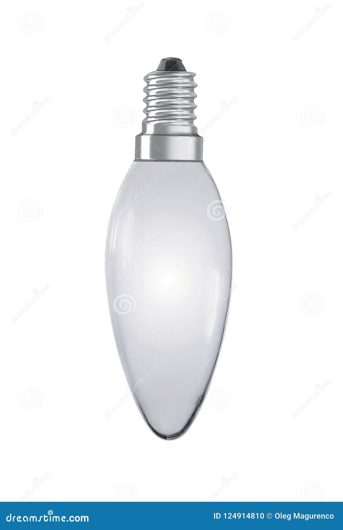 Light Bulb Isolated on White Stock Photo - Image of light, electricity ...