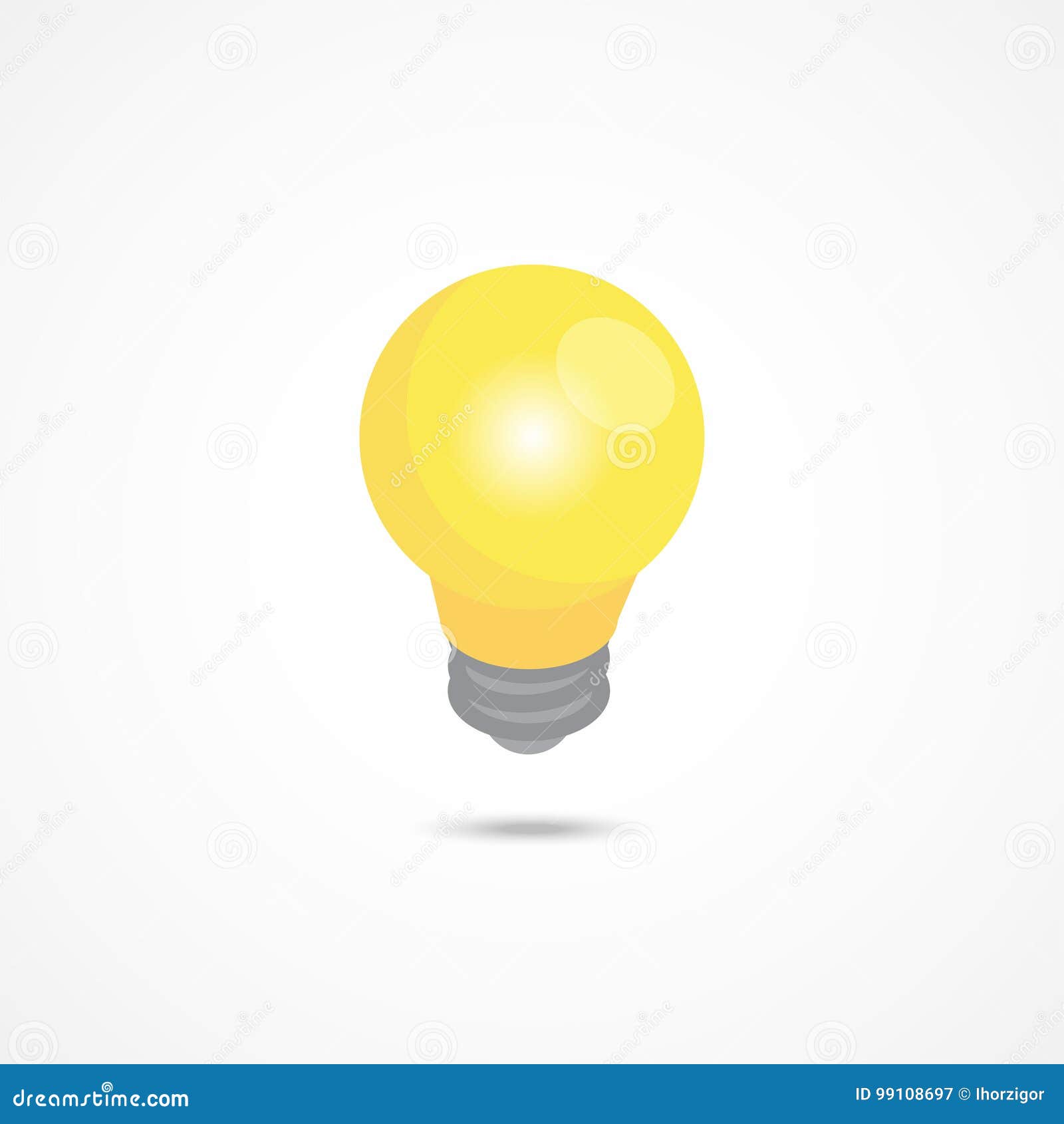 Light Bulb Isometric Icon 3d Vector Illustration Stock Vector ...