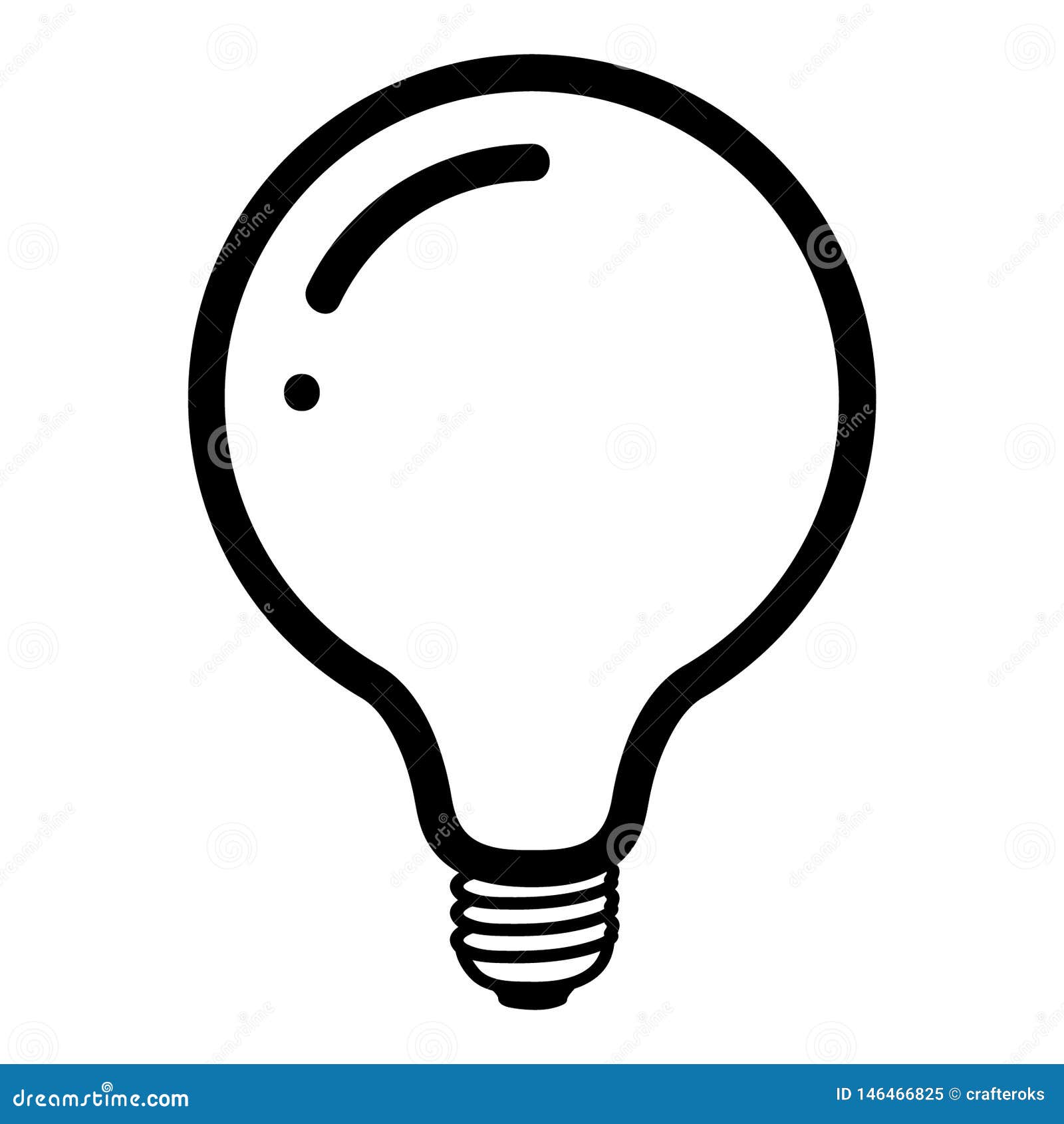 Light Bulb Hand Drawn, Vector, Eps, Logo, Icon, Crafteroks, Silhouette ...