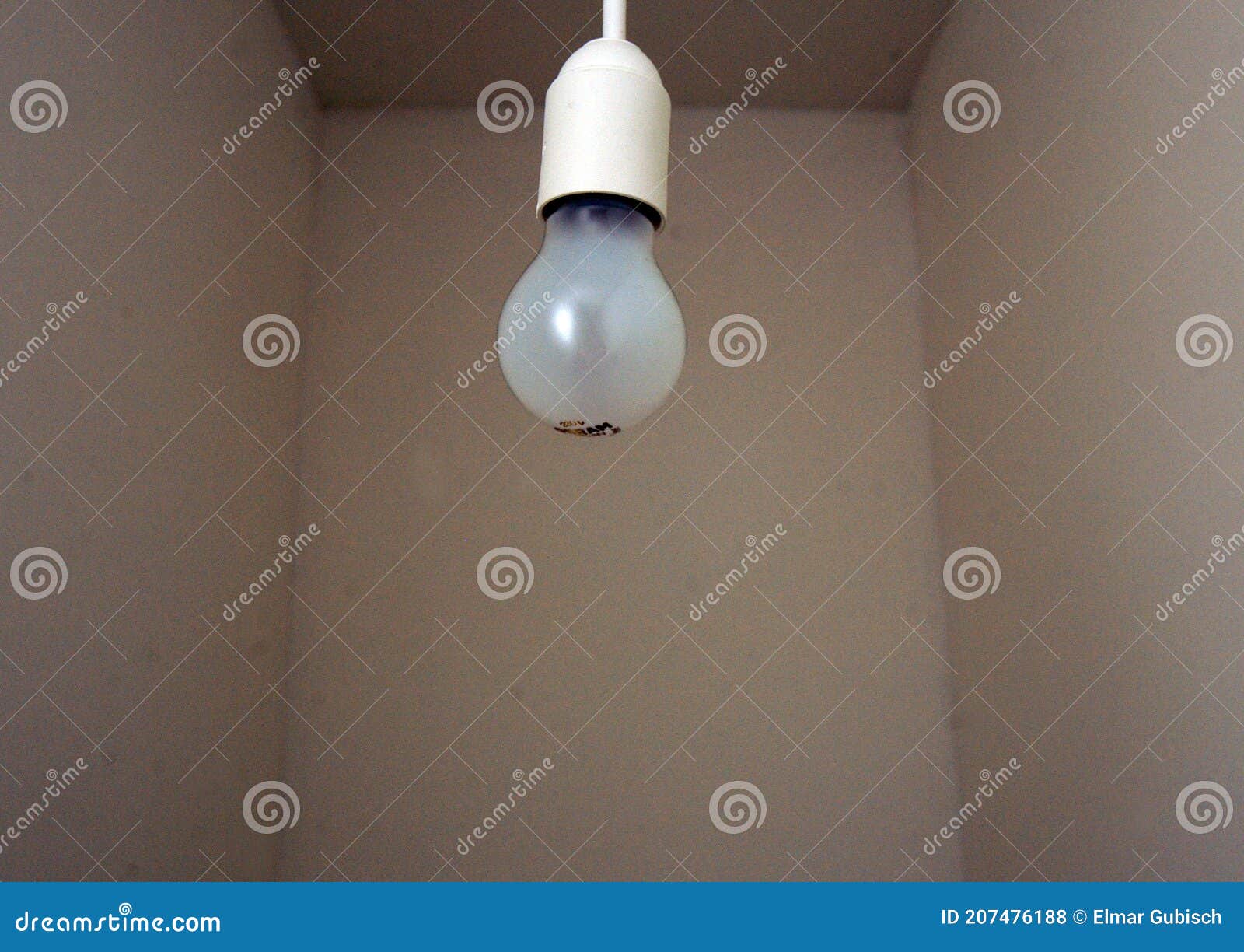 Light Bulb for Lighting in Building Stock Photo - Image of domicile ...