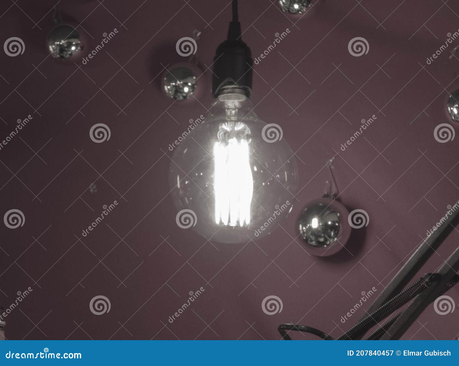 Light Bulb for Lighting in Building Stock Image - Image of apartment ...