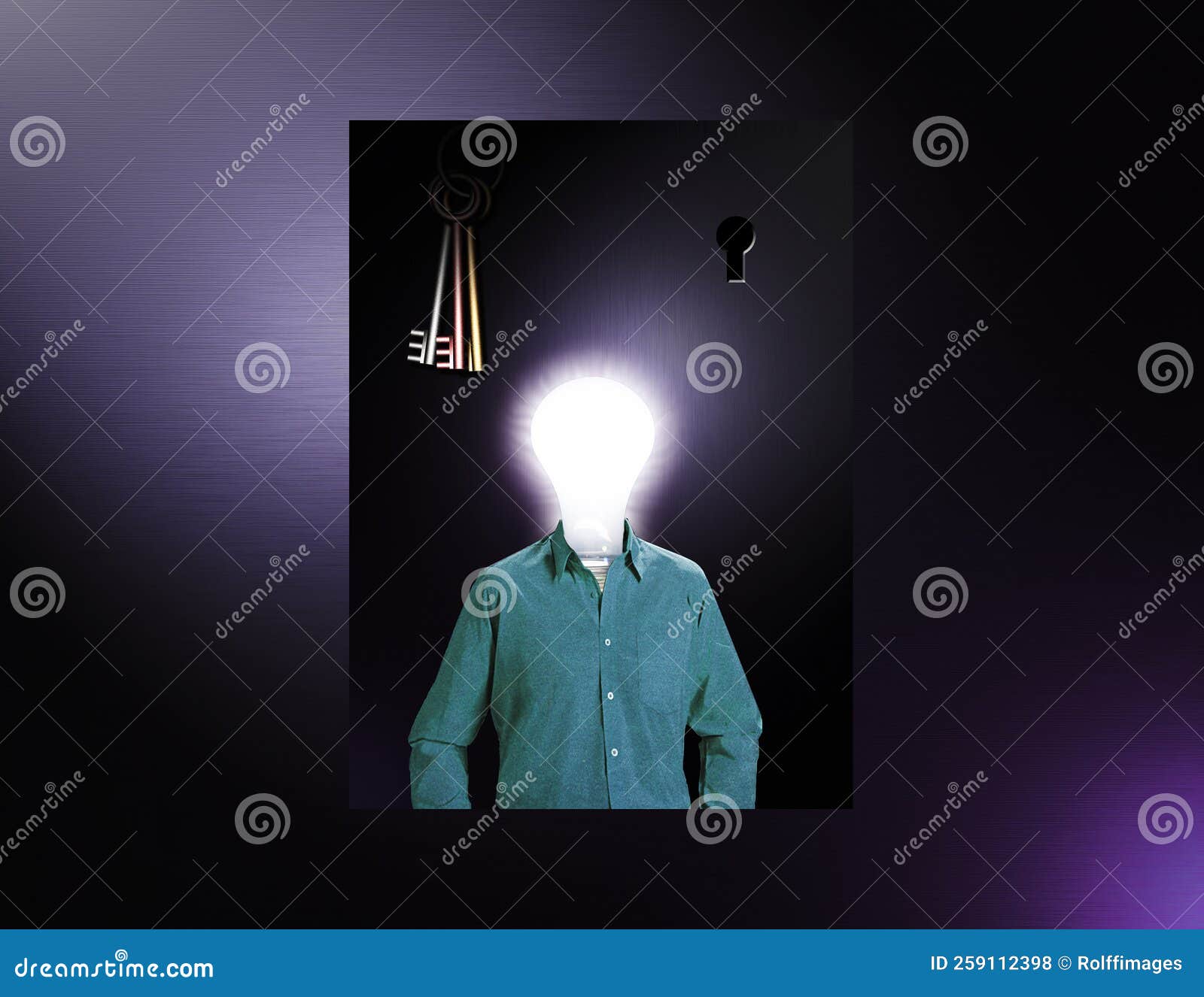 Light bulb man stock illustration. Illustration of economic - 259112398
