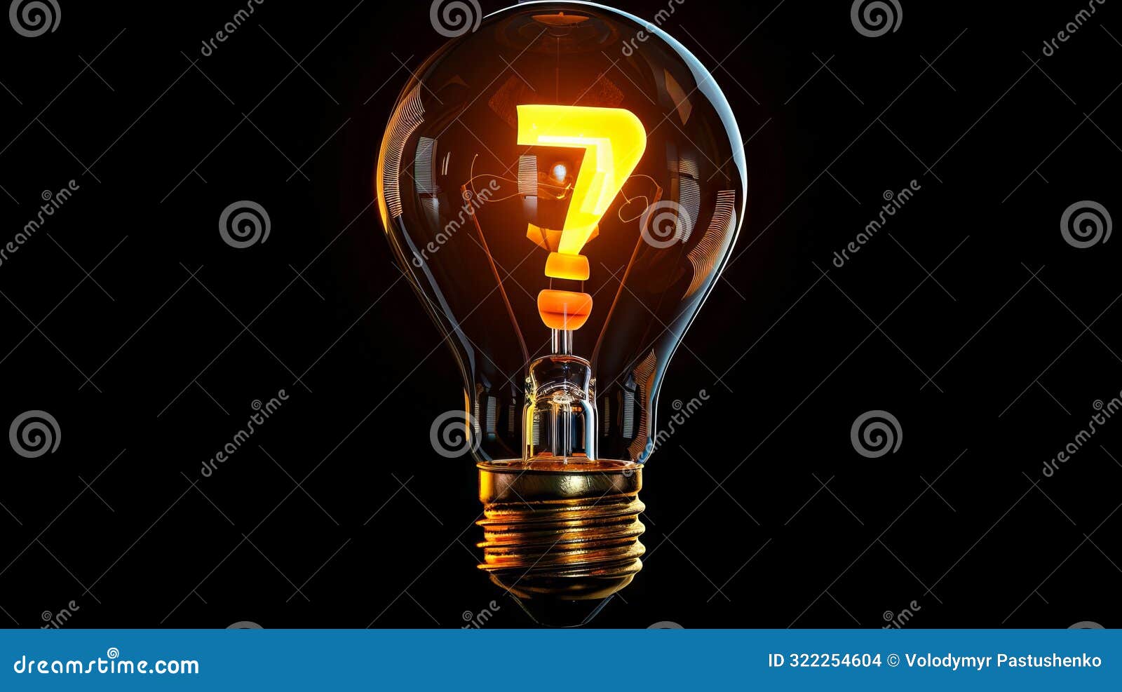 A Light Bulb with the Number 7 on it Stock Photo - Image of bulb, lamp ...