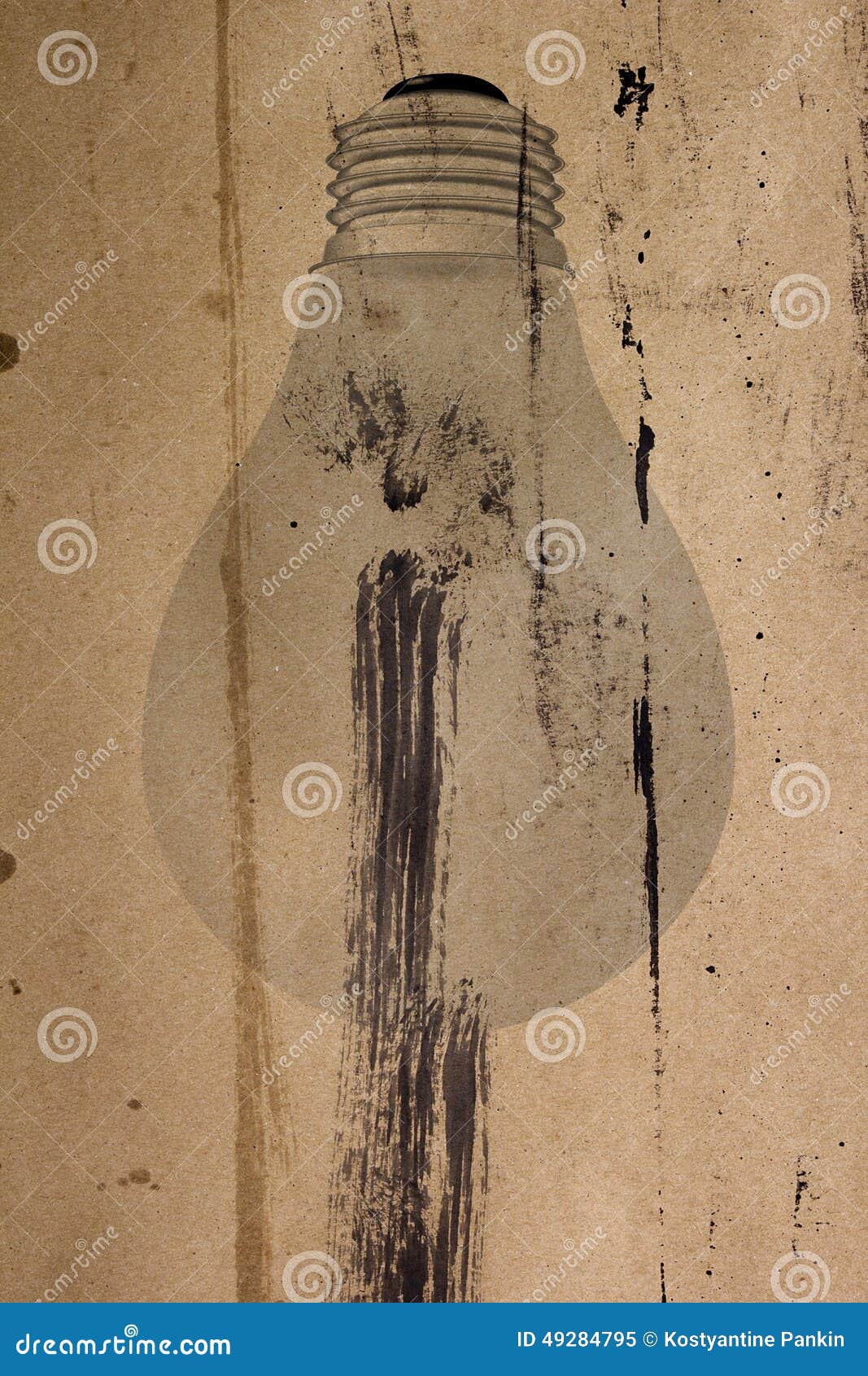 Light bulb stock image. Image of pollution, dirt, environment - 49284795