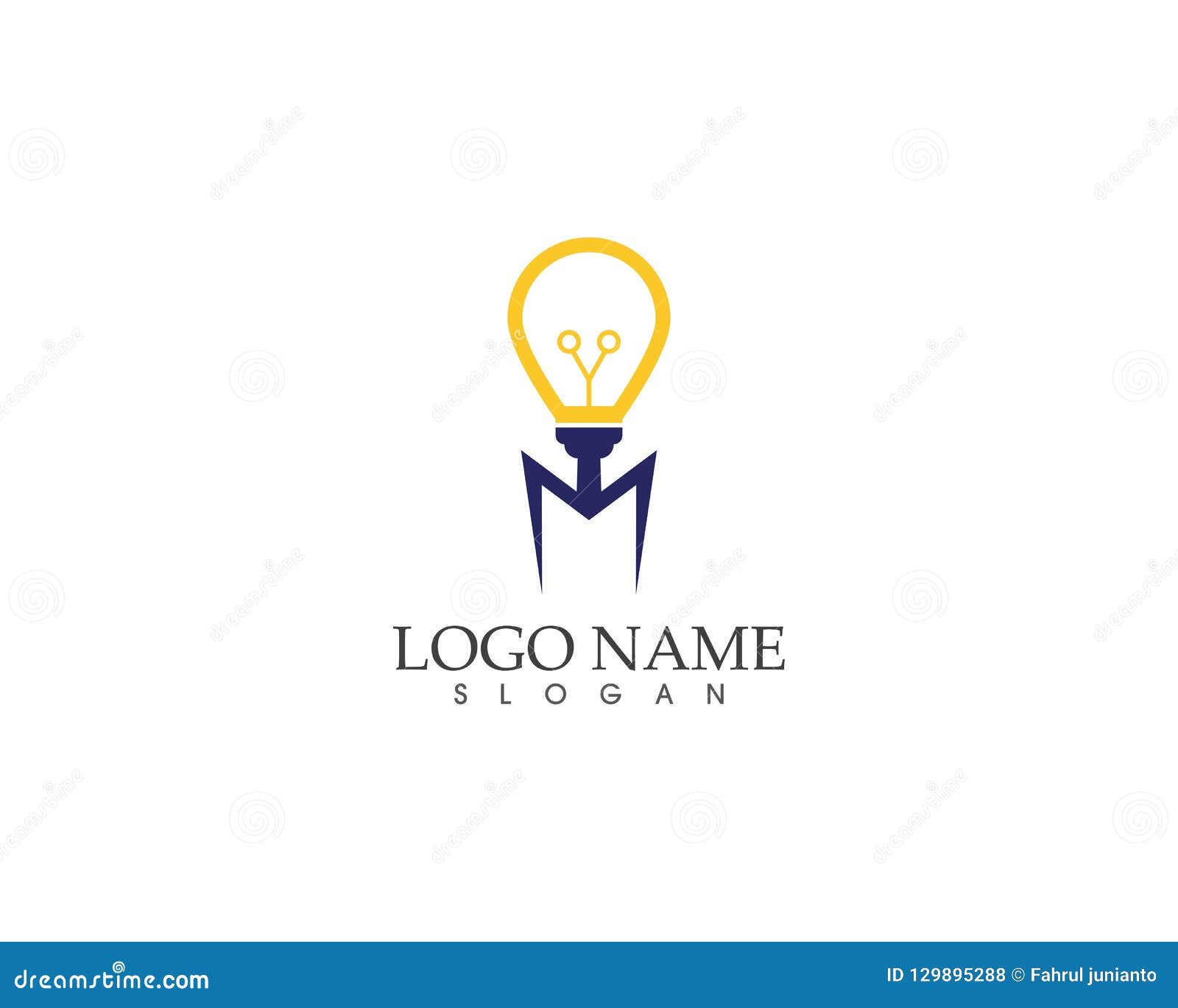 Light Bulb with Plug Logo Vector Stock Vector - Illustration of ...