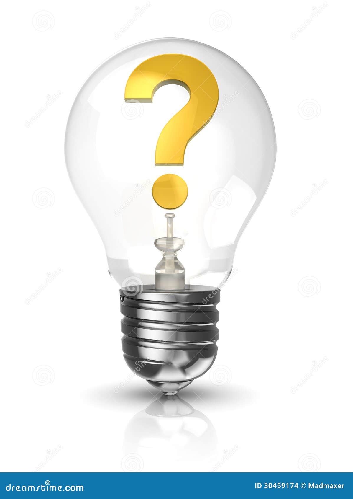 Light Bulb with Question Mark Stock Illustration - Illustration of ... Light Bulb with Question Mark Stock Illustration - Illustration of ...