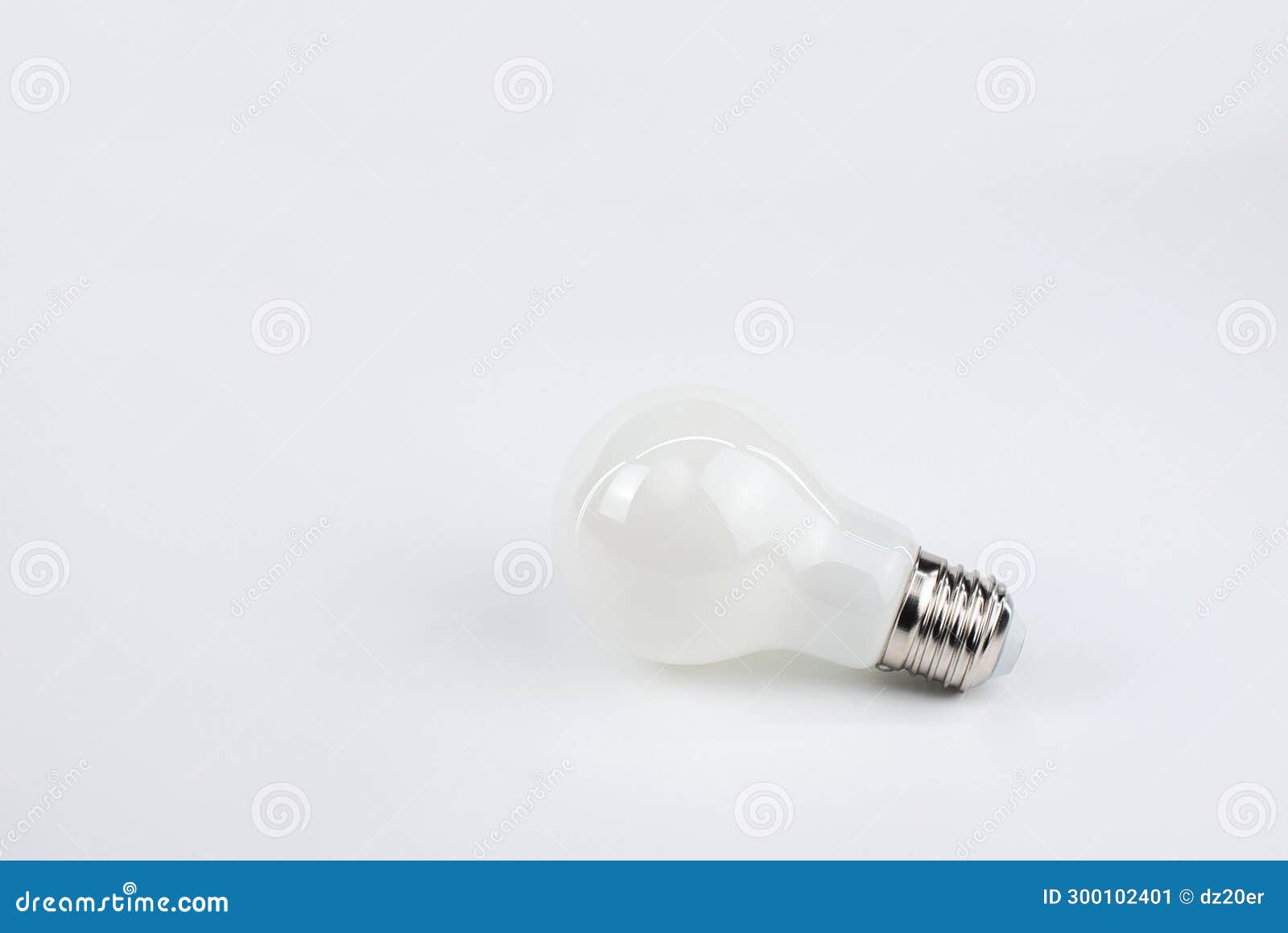 Light Bulb with Light Reflections on Bright Surface Stock Image - Image ...