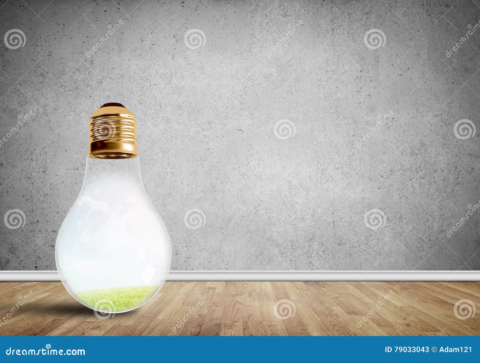 Light bulb in room stock image. Image of filament, glowing - 79033043