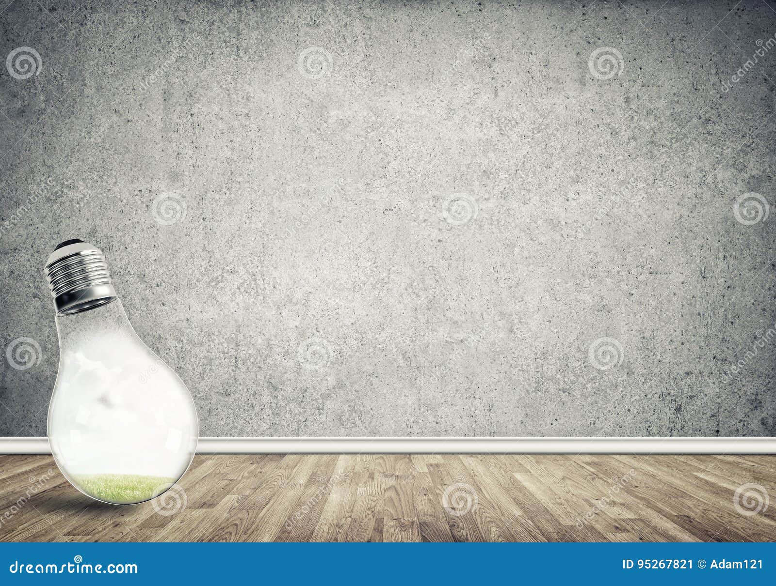 Light bulb in room stock image. Image of glowing, background - 95267821