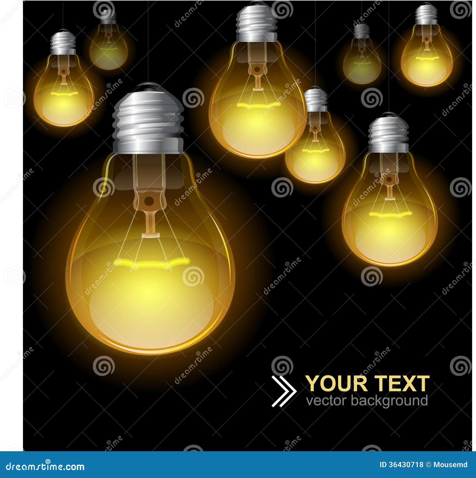 Light Bulb Seamless Pattern Stock Vector - Illustration of heat, design ...