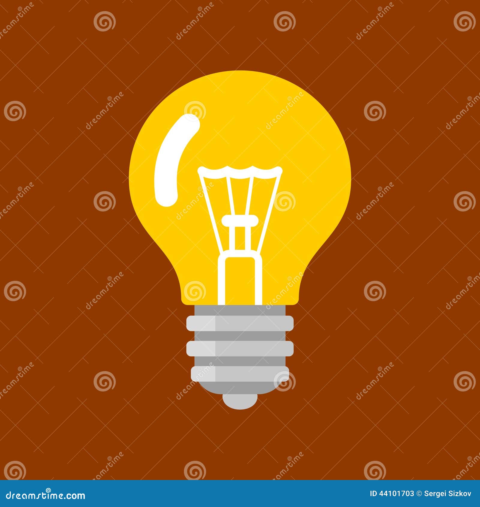 Light Bulb Shape As Inspiration Concept. Vector | CartoonDealer.com ...