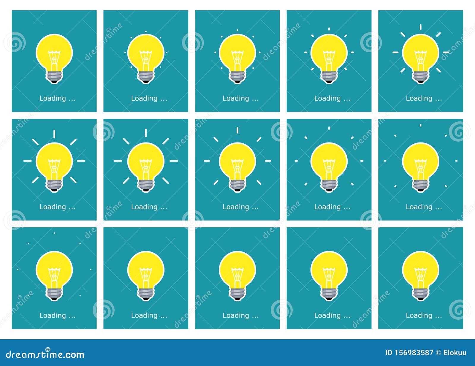 Animated Preloader Collection Cartoon Vector | CartoonDealer.com #187131691