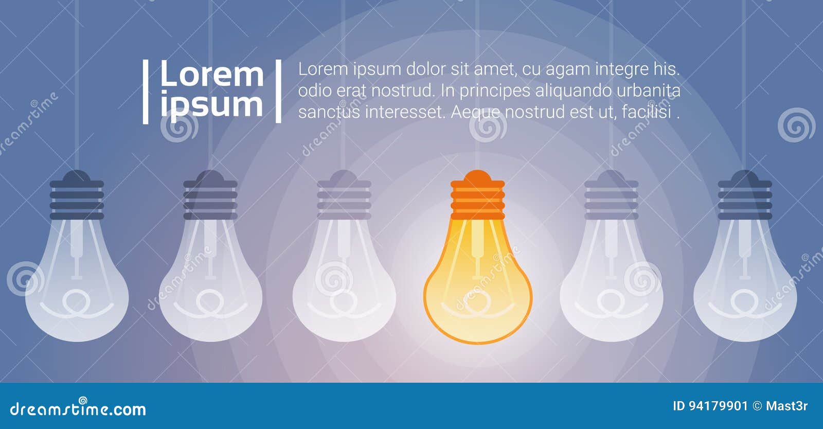 Light Bulb Shining New Creative Idea Business Concept Stock Vector ...