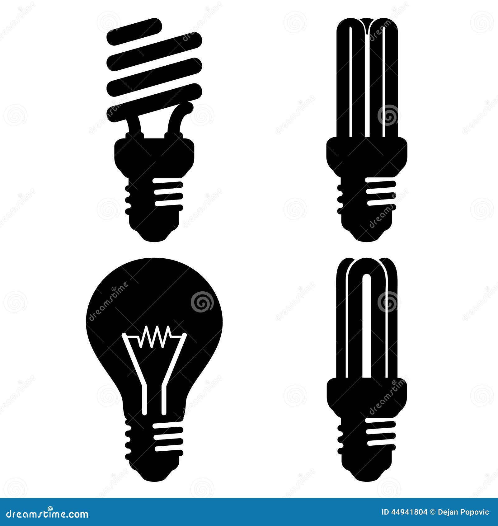 Light bulb sign stock illustration. Illustration of icon - 44941804