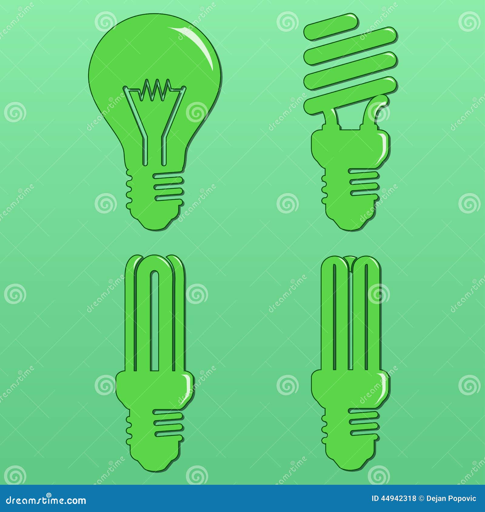 Light bulb sign stock illustration. Illustration of fluorescent - 44942318