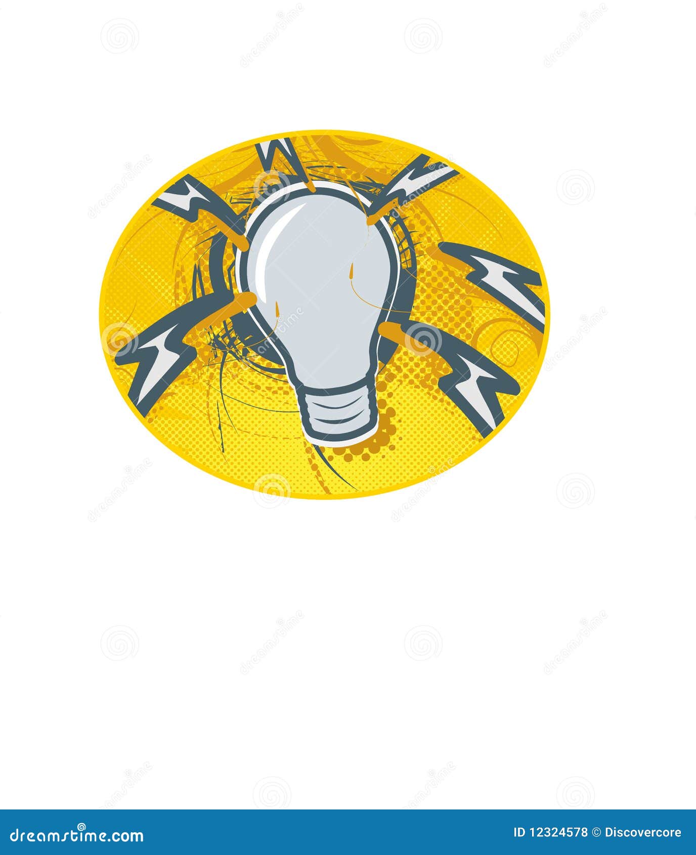 Light Bulb Sparky stock vector. Illustration of businessmen - 12324578