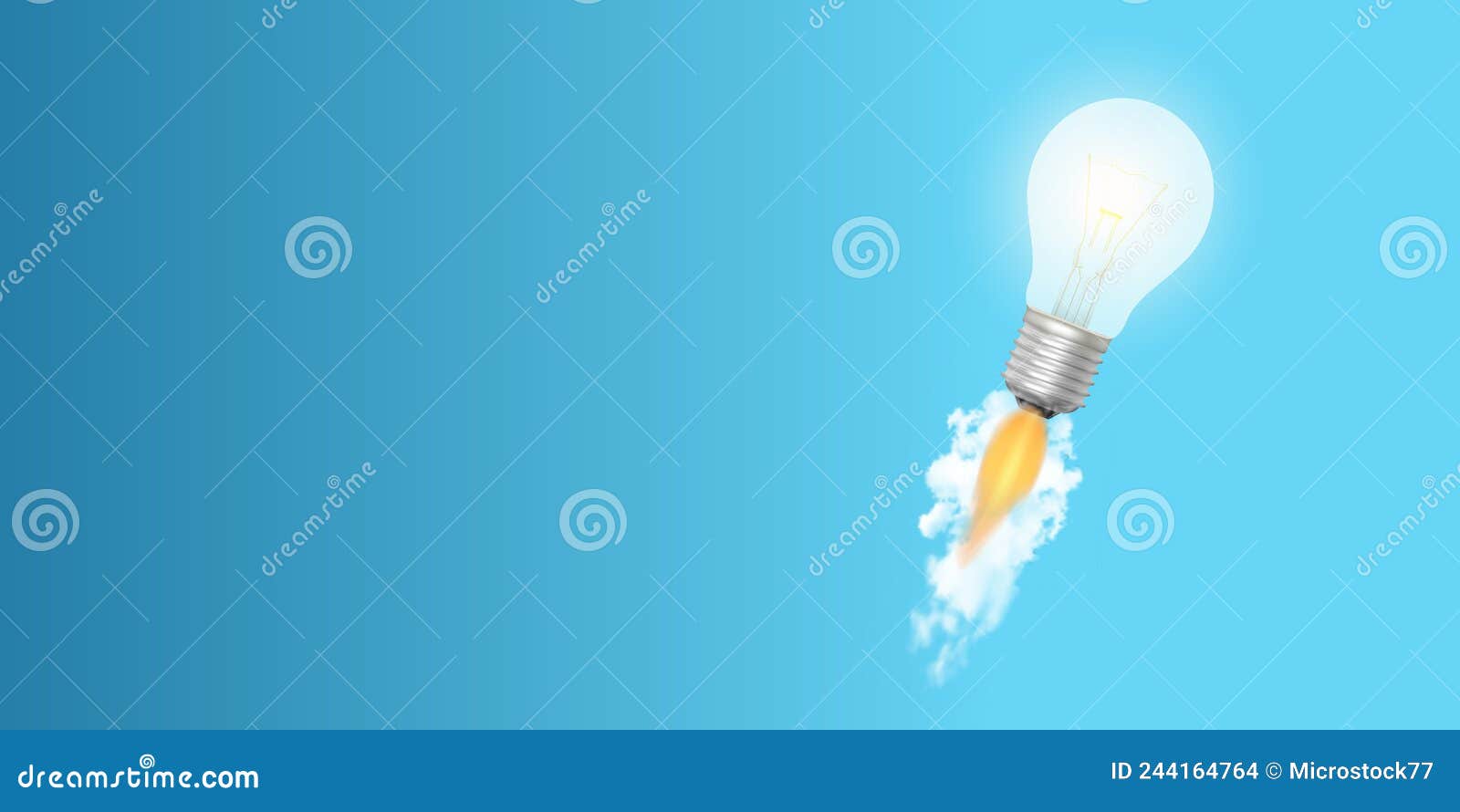 Light Bulb Start Up Business Concept, Vector Illustration Stock Vector ...