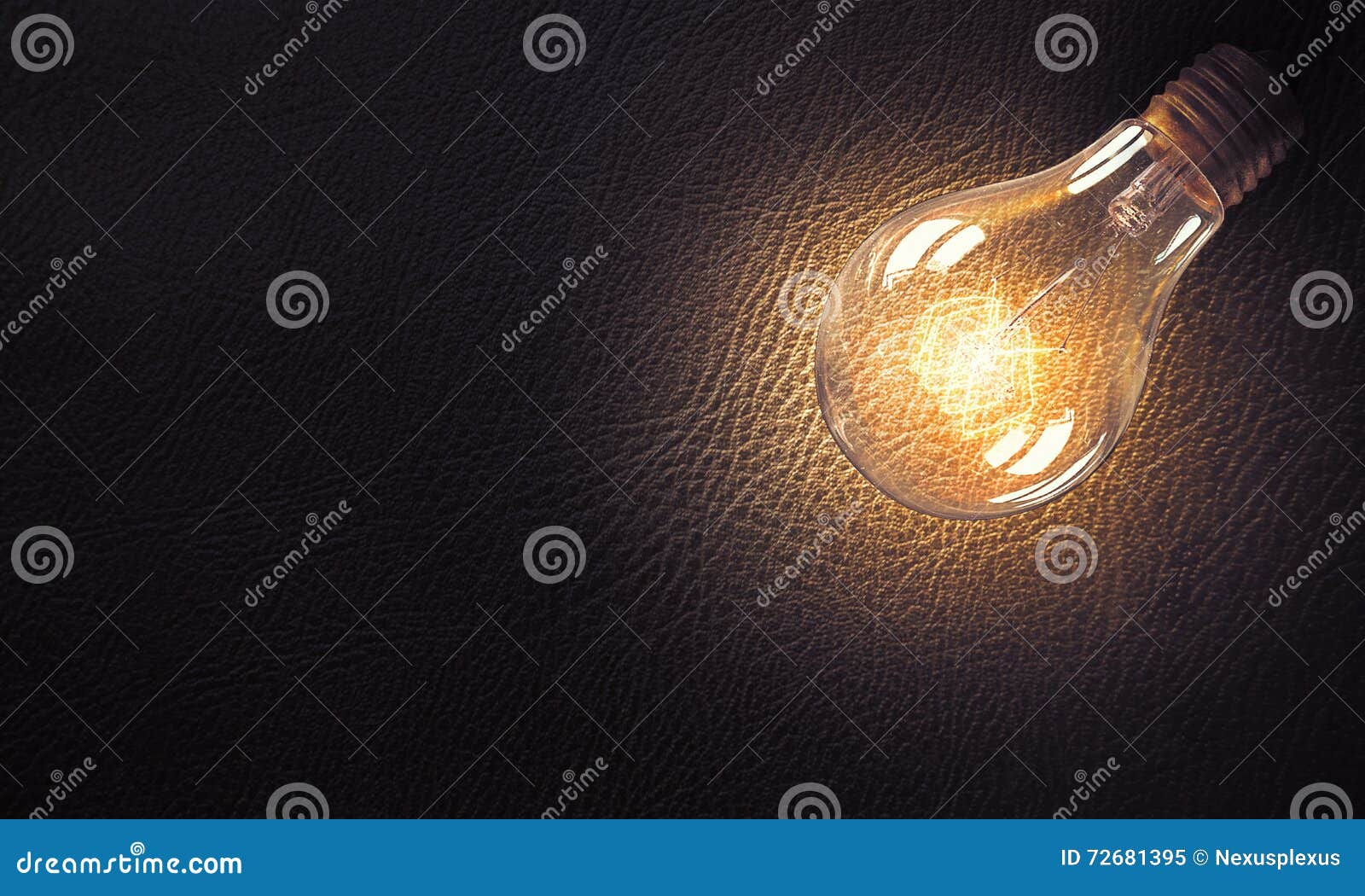 Light Bulb on Stone Surface Stock Image - Image of light, construction ...