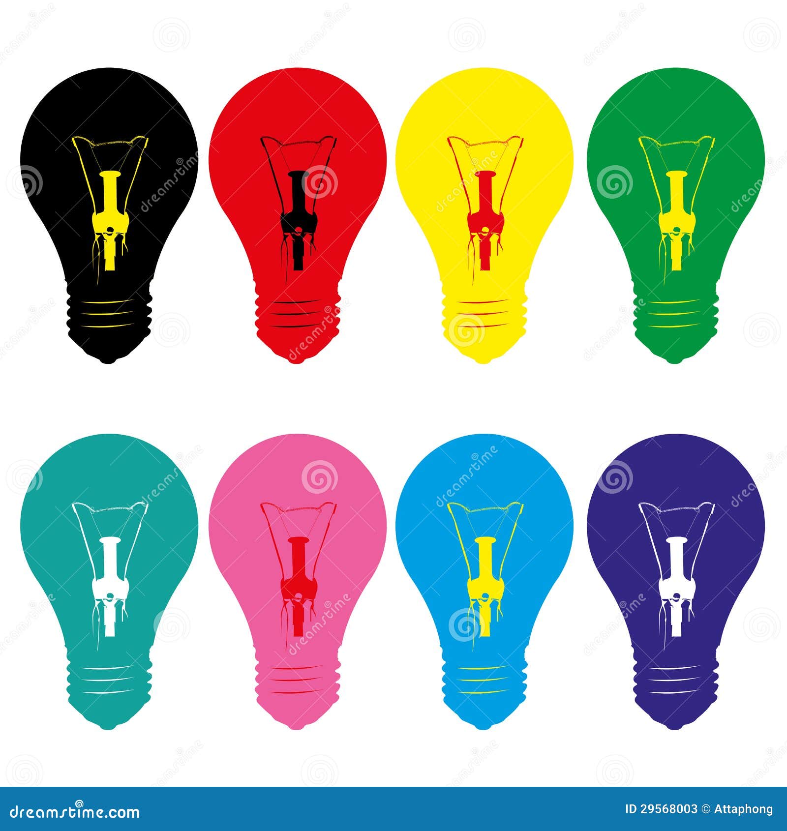 Light bulb style vector stock vector. Illustration of label - 29568003