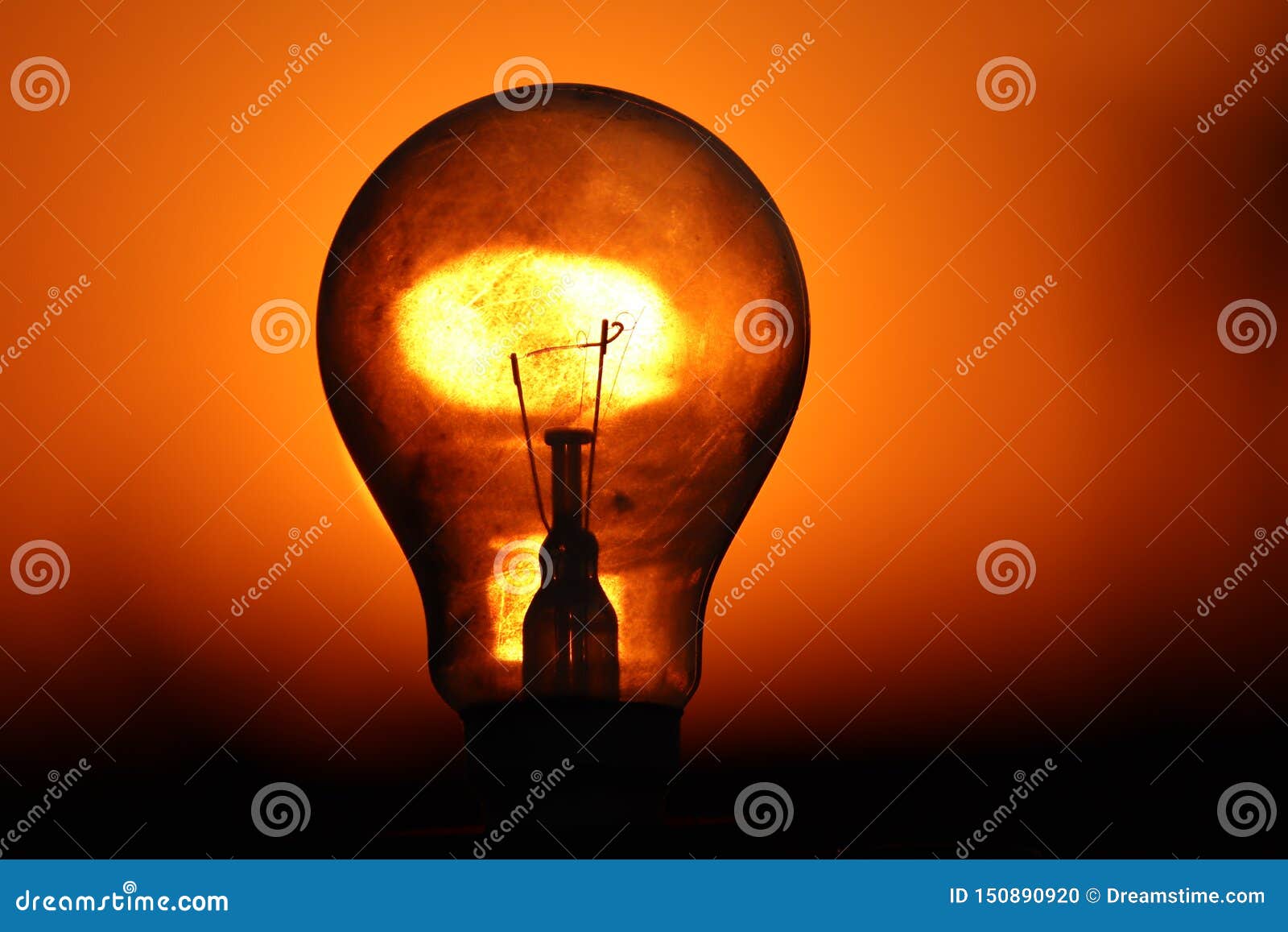 The light bulb sunset stock photo. Image of innovation - 150890920
