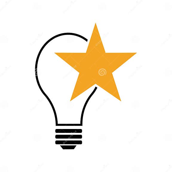 Light bulb symbol icon stock vector. Illustration of light - 193378105