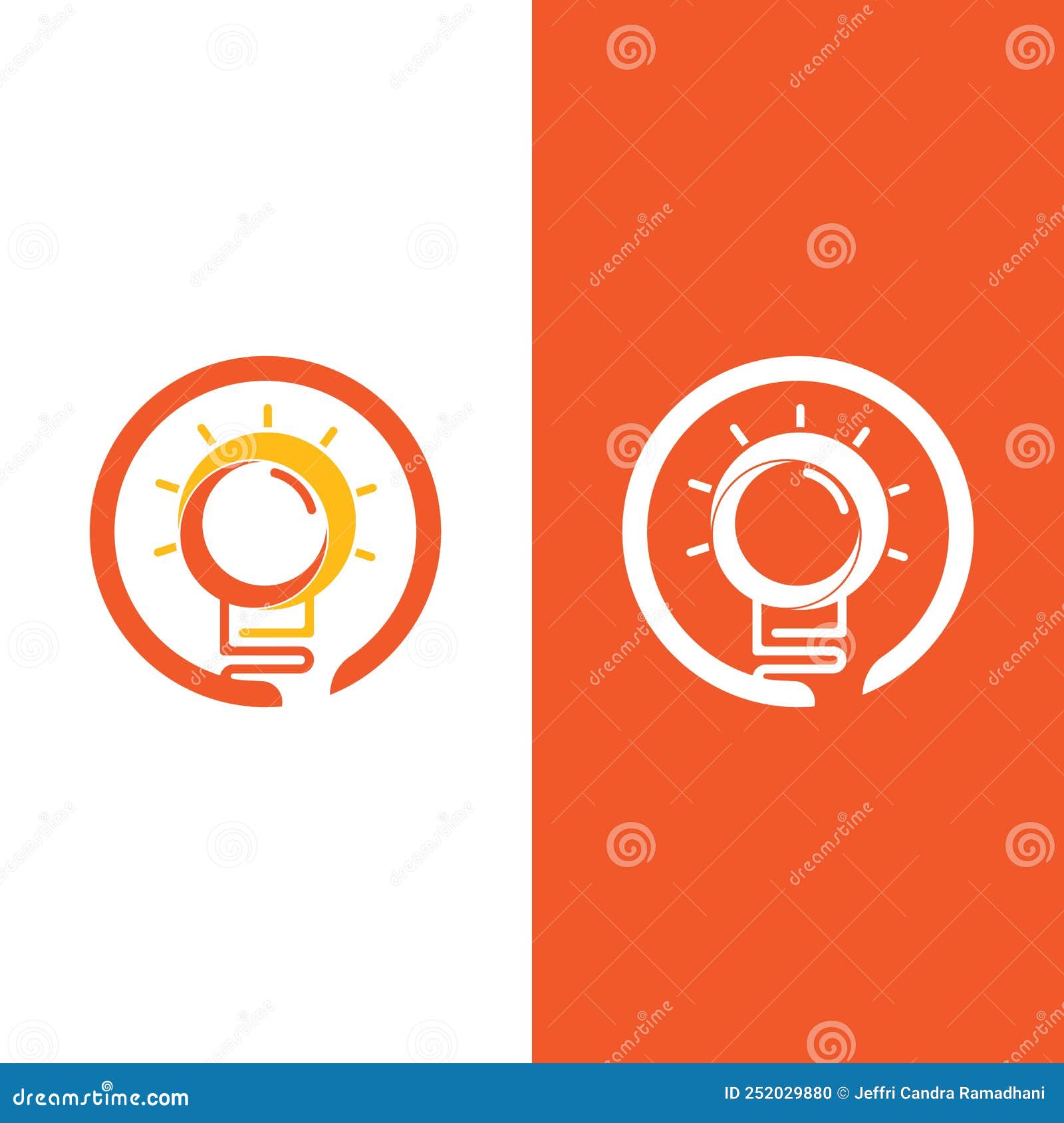 Light bulb symbol icon stock vector. Illustration of power - 252029880
