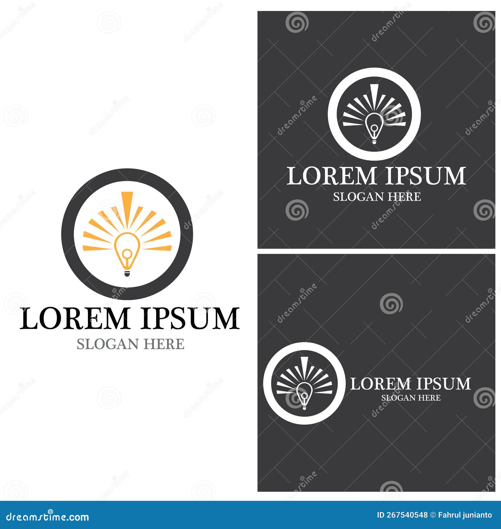 Light Bulb Symbol Vector Design Illustration Stock Illustration ...