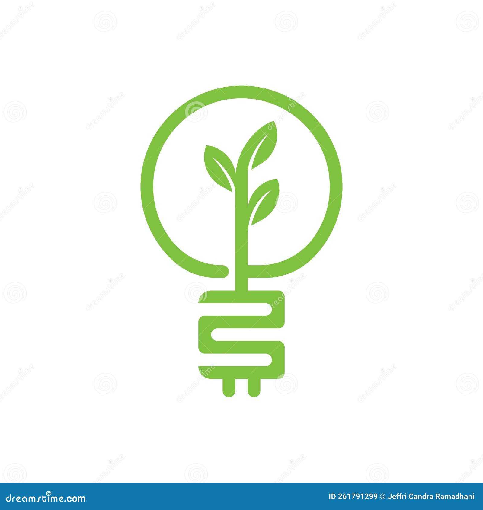 Light bulb symbol icon stock vector. Illustration of technology - 261791299