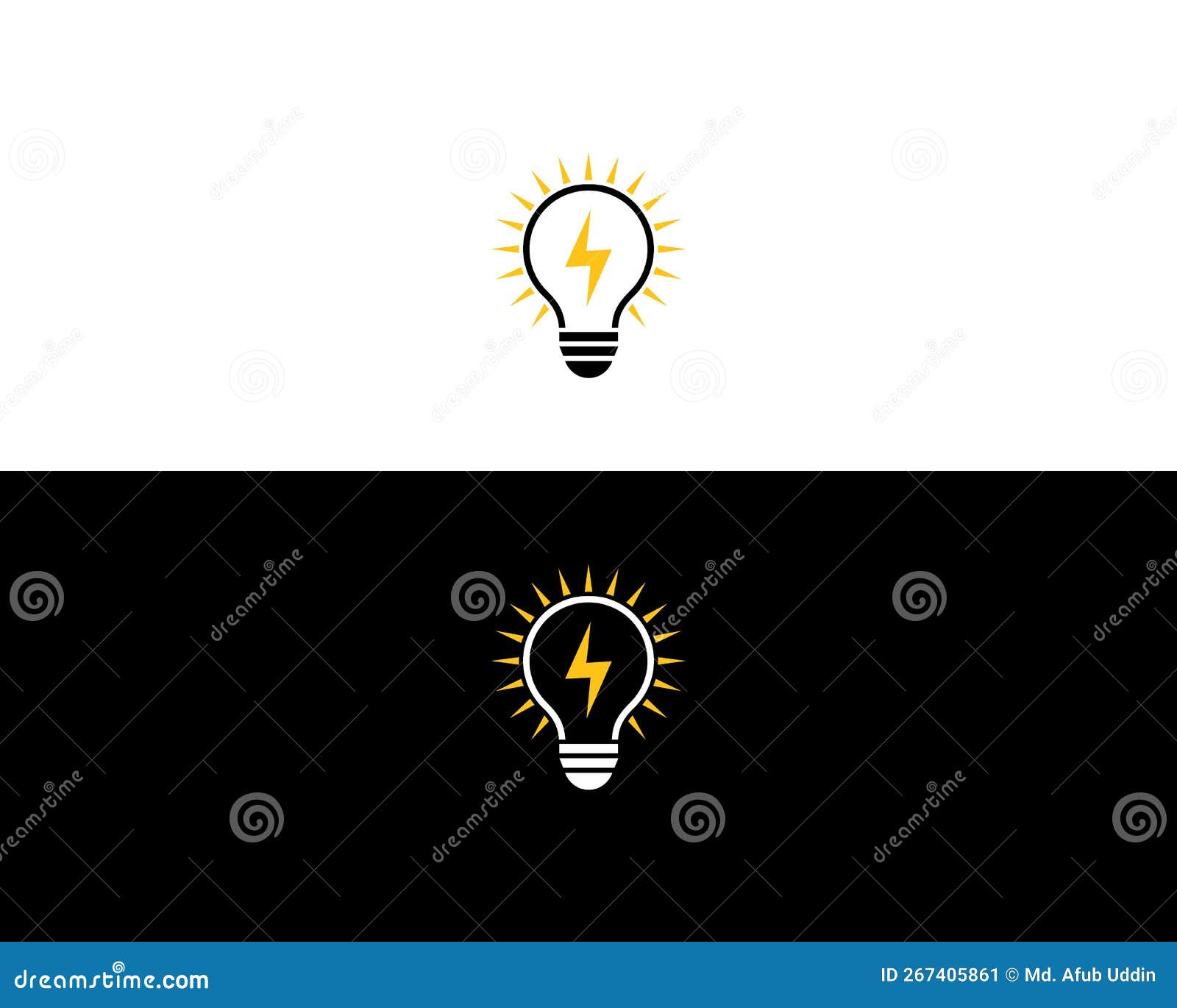 Light Bulb Tech and Icon Logo Design Stock Vector - Illustration of ...