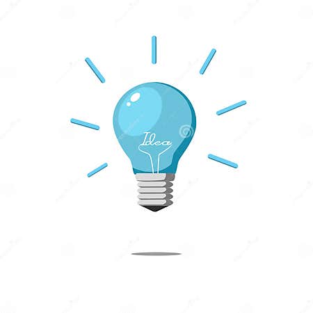 Light Bulb of Thought and Creativity, Critical Thinking for Processing ...