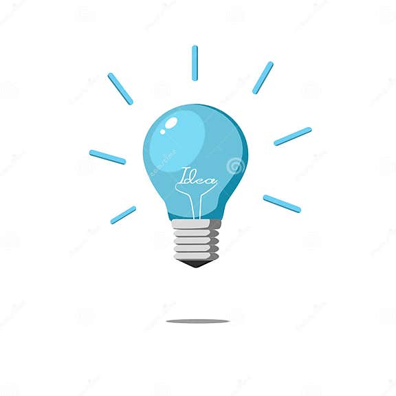 Light Bulb of Thought and Creativity, Critical Thinking for Processing ...