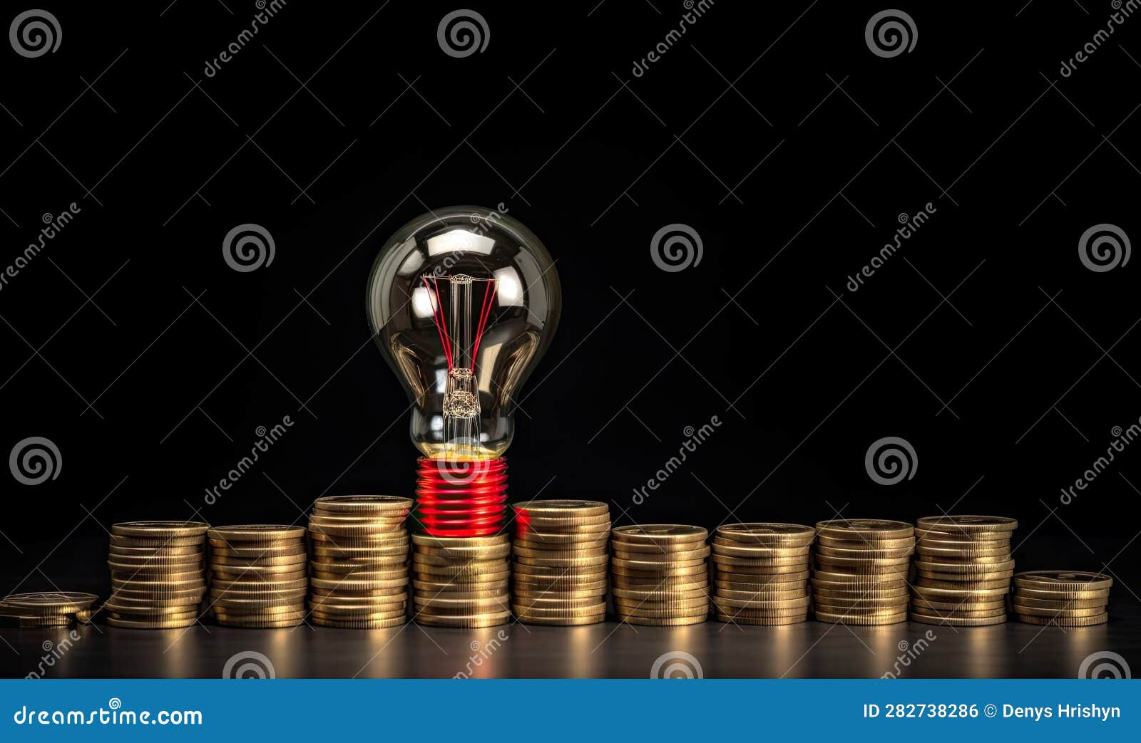 The Light Bulb on Top Symbolized the Growing Concern Over Energy Costs ...