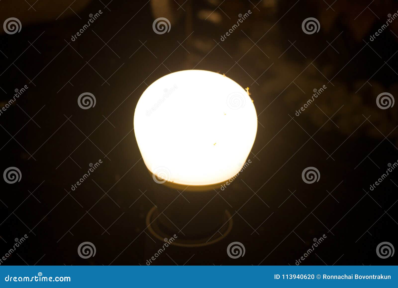 Light bulb turn on stock photo. Image of household, empty - 113940620