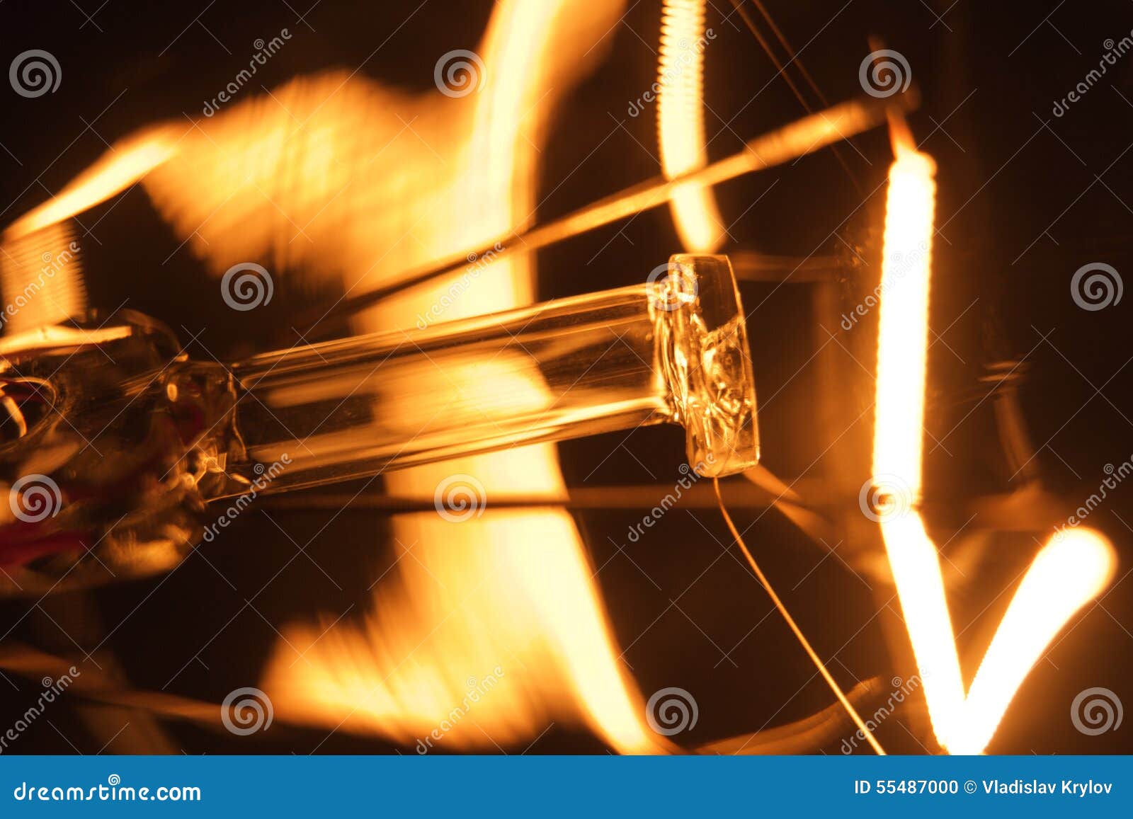 Light Bulb Turns on and Off Stock Photo - Image of invention, glass ...