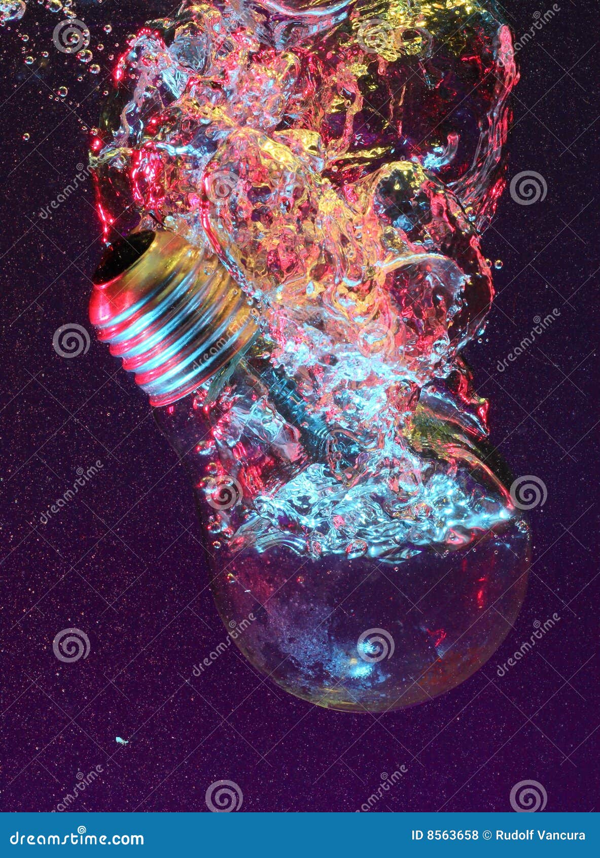 Bubbling Iridescent Blue Sea Salt Water With Waves, Spills, Bubbles ...