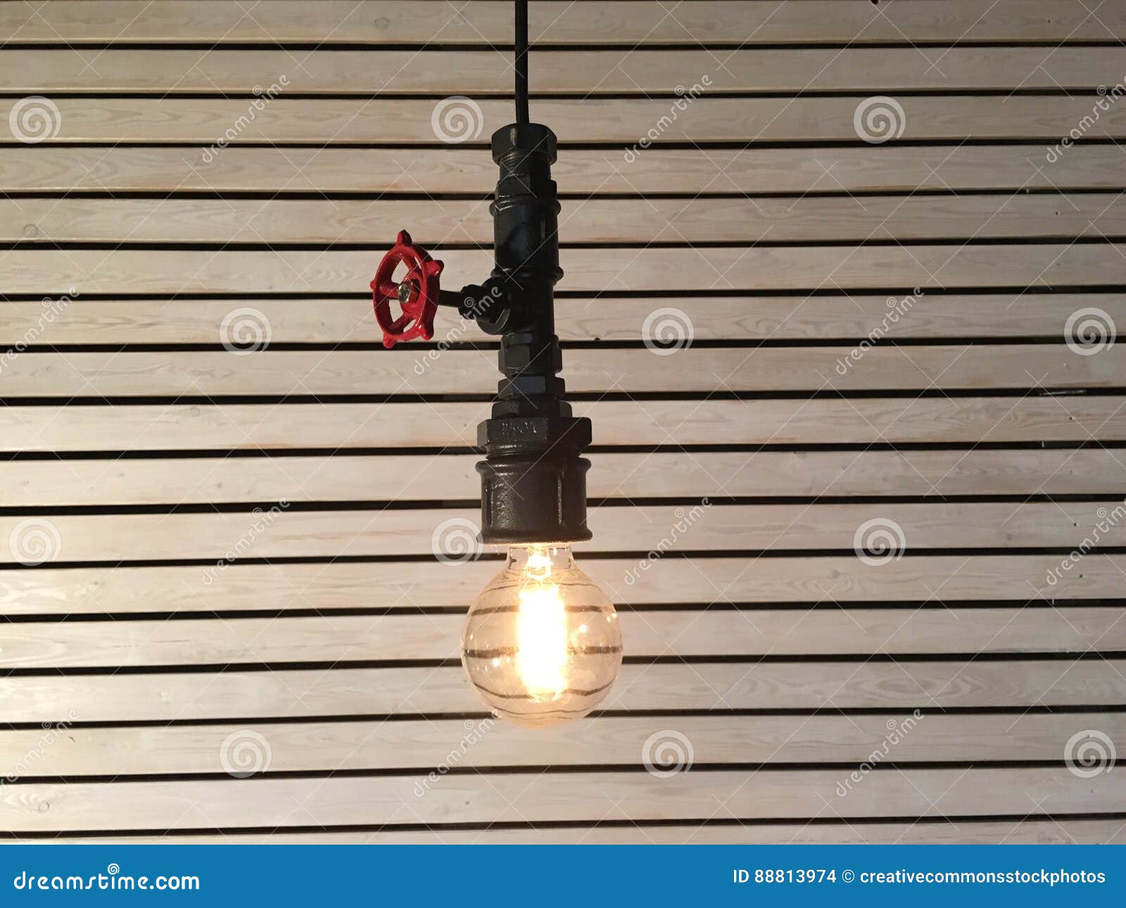 Light Bulb With Valve Picture. Image: 88813974