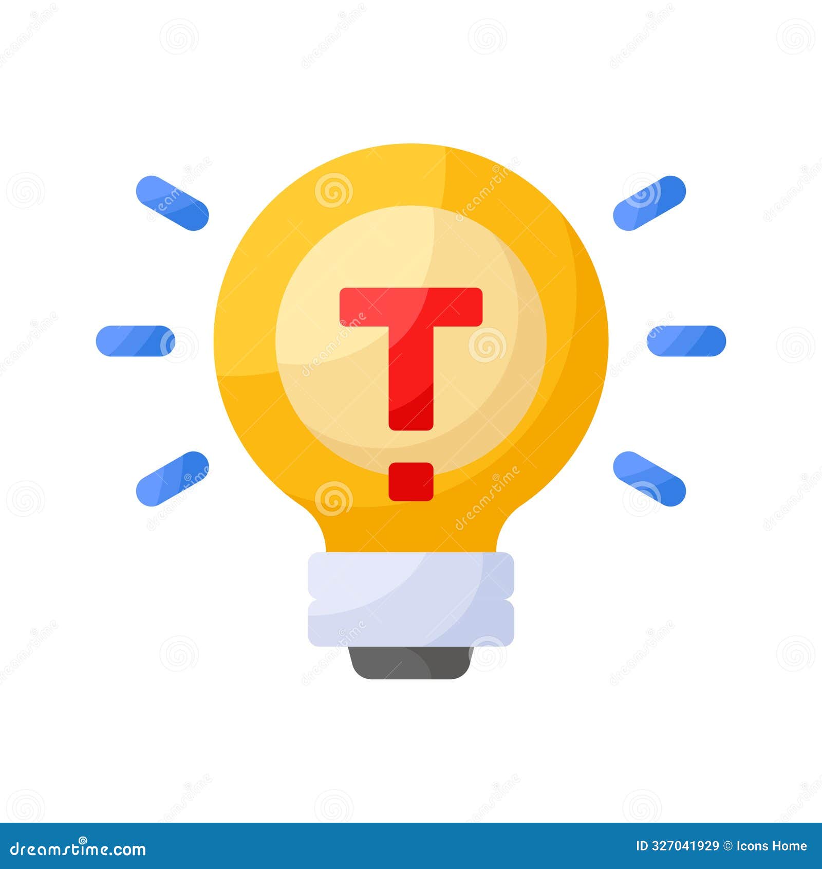 Light Bulb Vector Design, Quick Tips Icon Design Stock Illustration ...